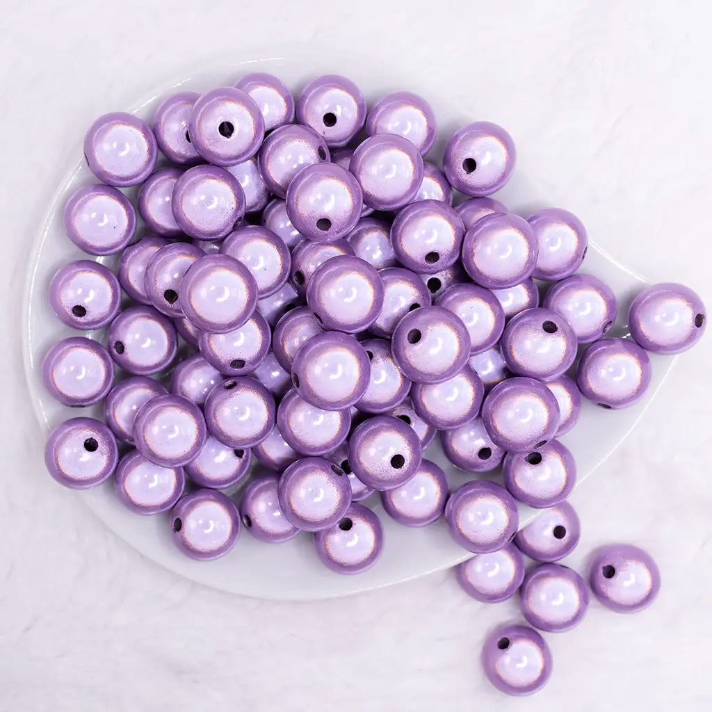 16mm Purple Miracle Bubblegum Bead | The BumbleBead Company