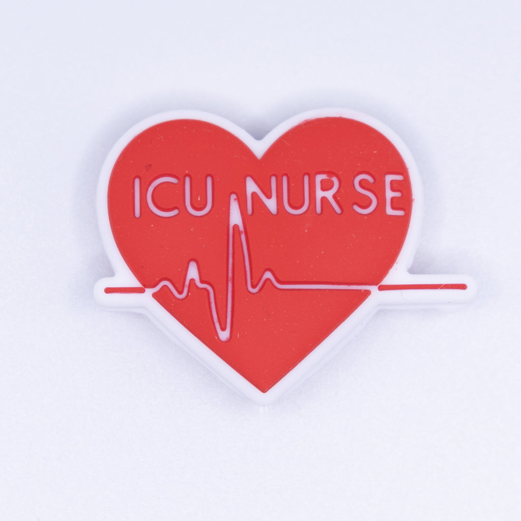 ICU Nurse Silicone Focal Bead Accessory | The BumbleBead Company