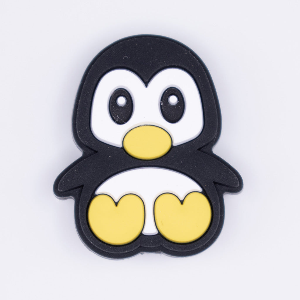 Penguin Silicone Focal Bead Accessory | The BumbleBead Company